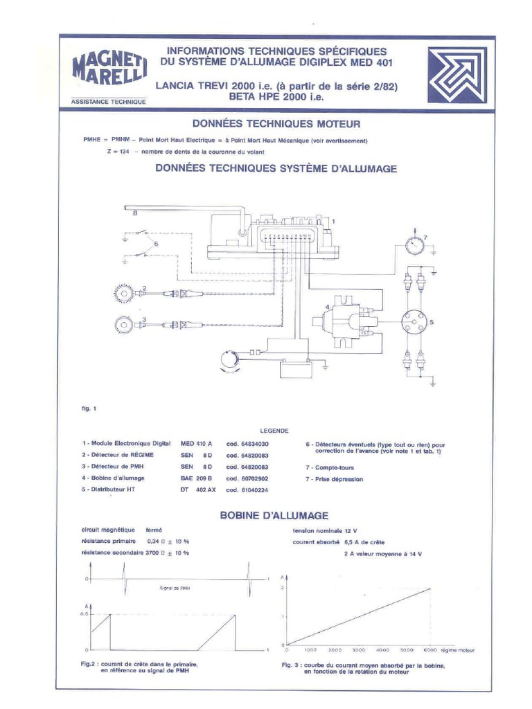 Notice Lancia Beta Digiplex Magneti Marelli | PDF