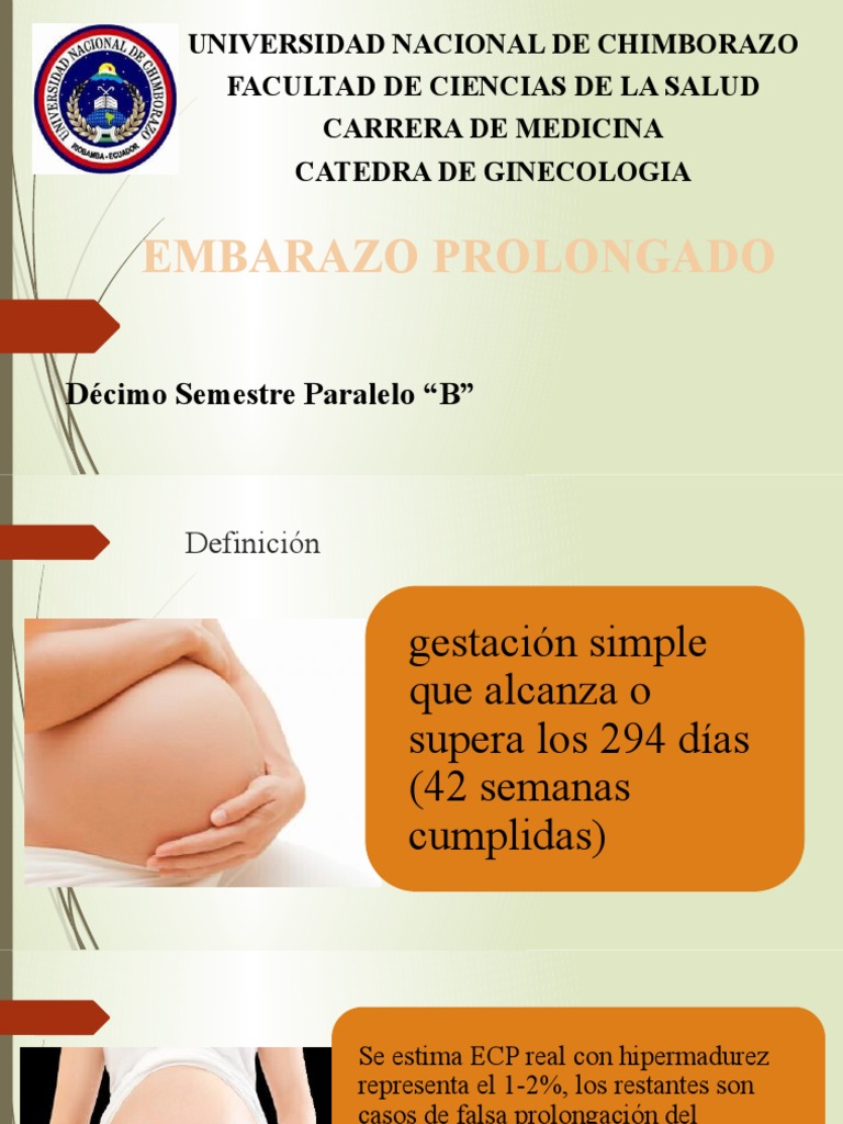 Embarazo Prolongado | PDF | Reproducción humana | Salud maternal