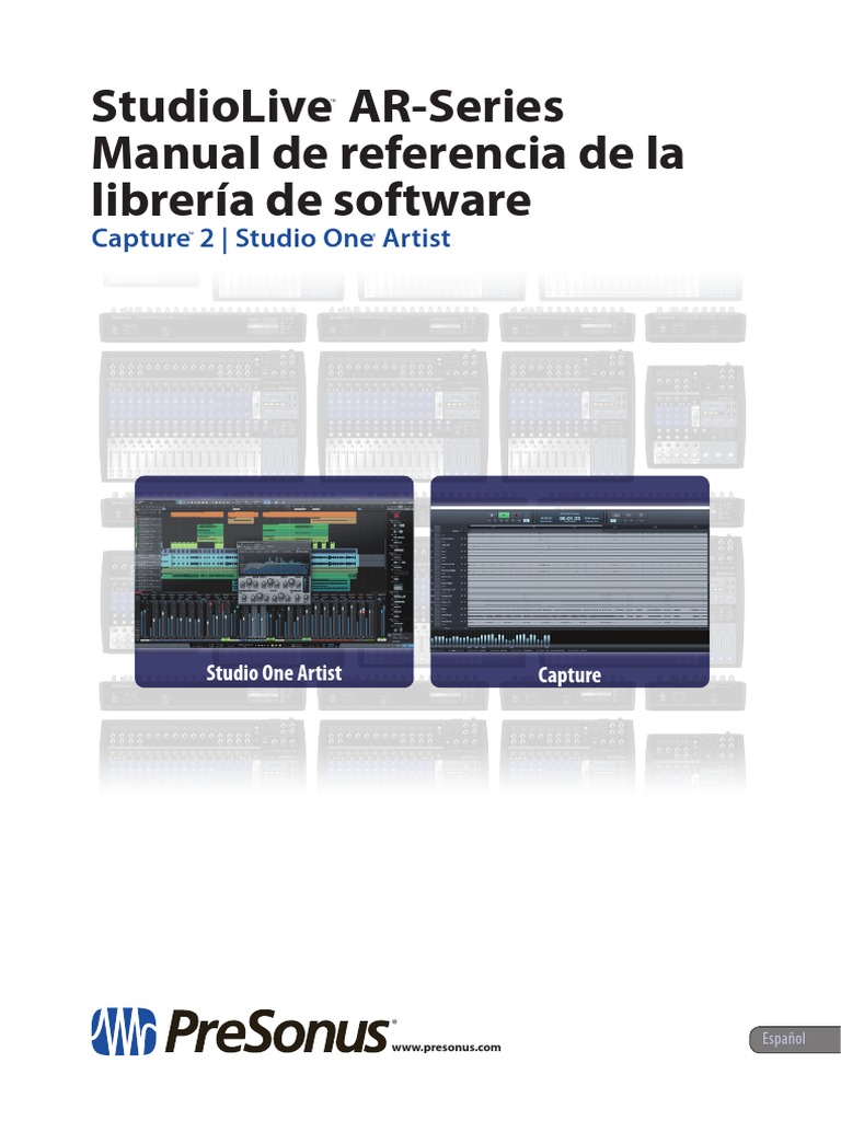 StudioLive AR-Series Software Reference Manual ES | PDF | Almacenador intermediario de datos ...