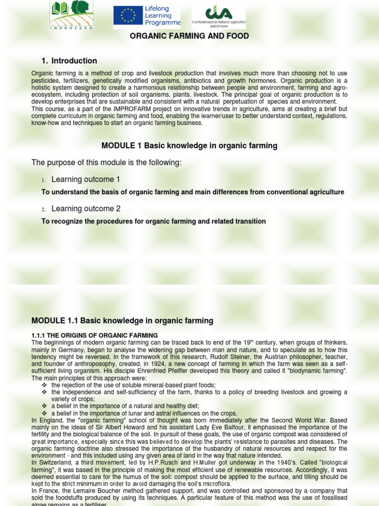 Organic Farming: Principles and Practices | PDF | Organic Farming ...