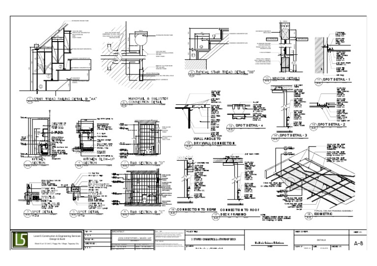 Spot Detail - 1: Exterior Interior | PDF | Architectural Elements ...
