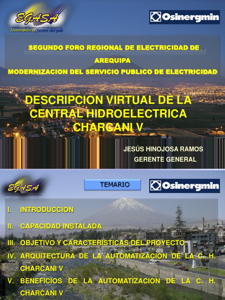 Hidroeléctrica Charcani | PDF | Poder (Física) | Naturaleza
