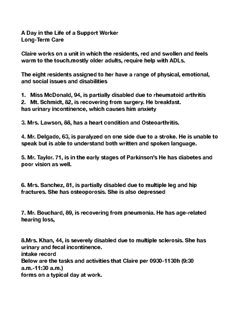 Acw Role | PDF | Clinical Medicine | Medical Specialties