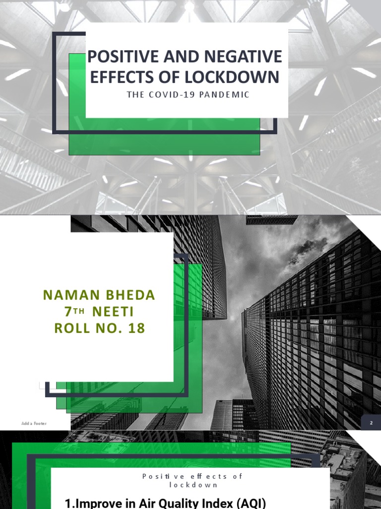 Positive and Negative Effects of Lockdown | PDF | Air Pollution | Index ...