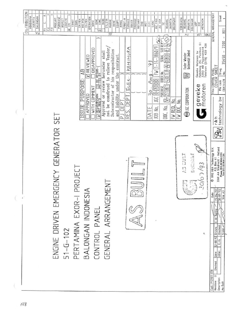 Control Panel General Arrangement | PDF
