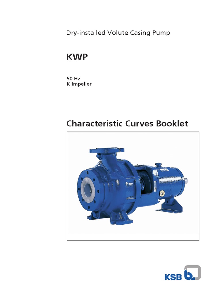 Characteristic Curves KWP - KSB | PDF | Pump | Flow Measurement