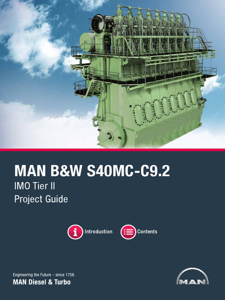 MAN B&W S40 MC c9 Marine Engine Product Manual | PDF | Engines | Piston