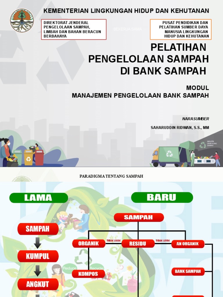 Manajemen Pengelolaan Bank Sampah | PDF