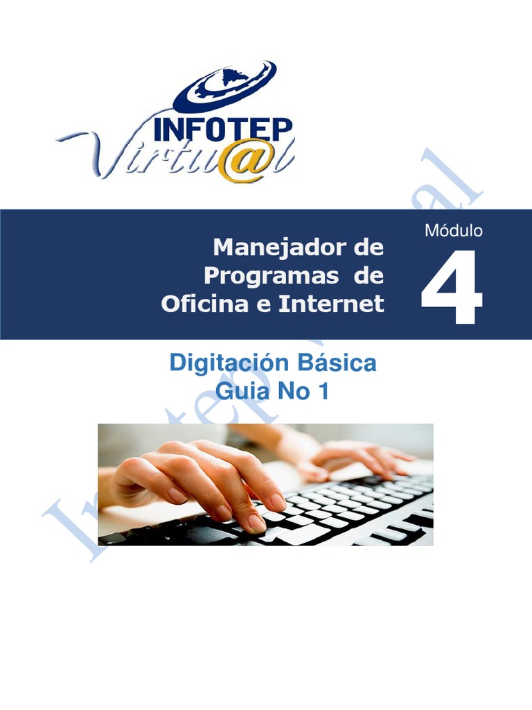 Guía de Digitación Básica | PDF | Mano | Informática y tecnología de la ...