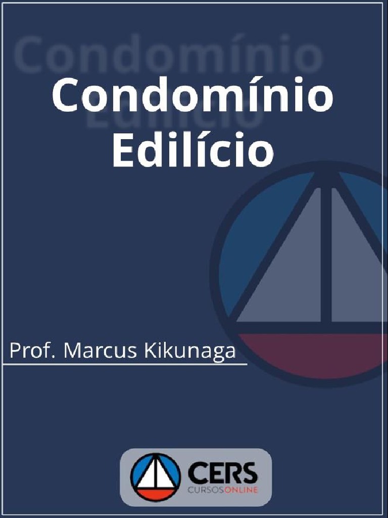 Direito Imobiliario Condominio Edilicio | PDF | Condomínio | Propriedade