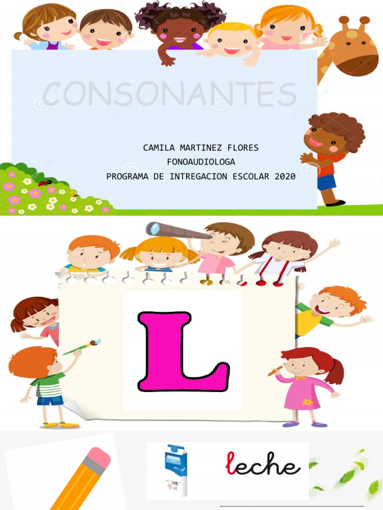 Tres Consonantes para Practicar | PDF