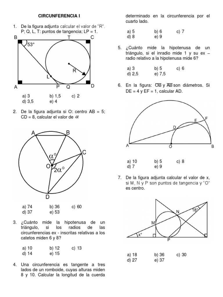 Circulo | PDF | Formas geométricas | Objetos matemáticos