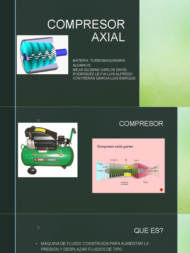 Compresor Axial | PDF | Turbina | Turbomaquinaria