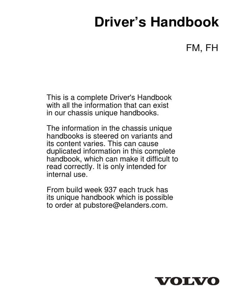 Volvo FM Operator Manual | PDF | Automatic Transmission | Manual ...