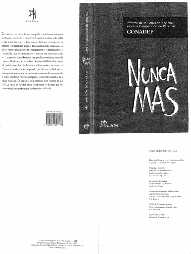 Nunca Mas | PDF