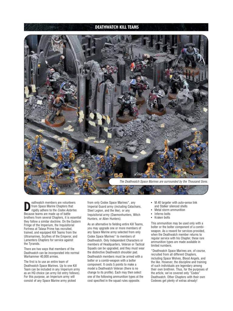 WH40K - Deathwatch | PDF