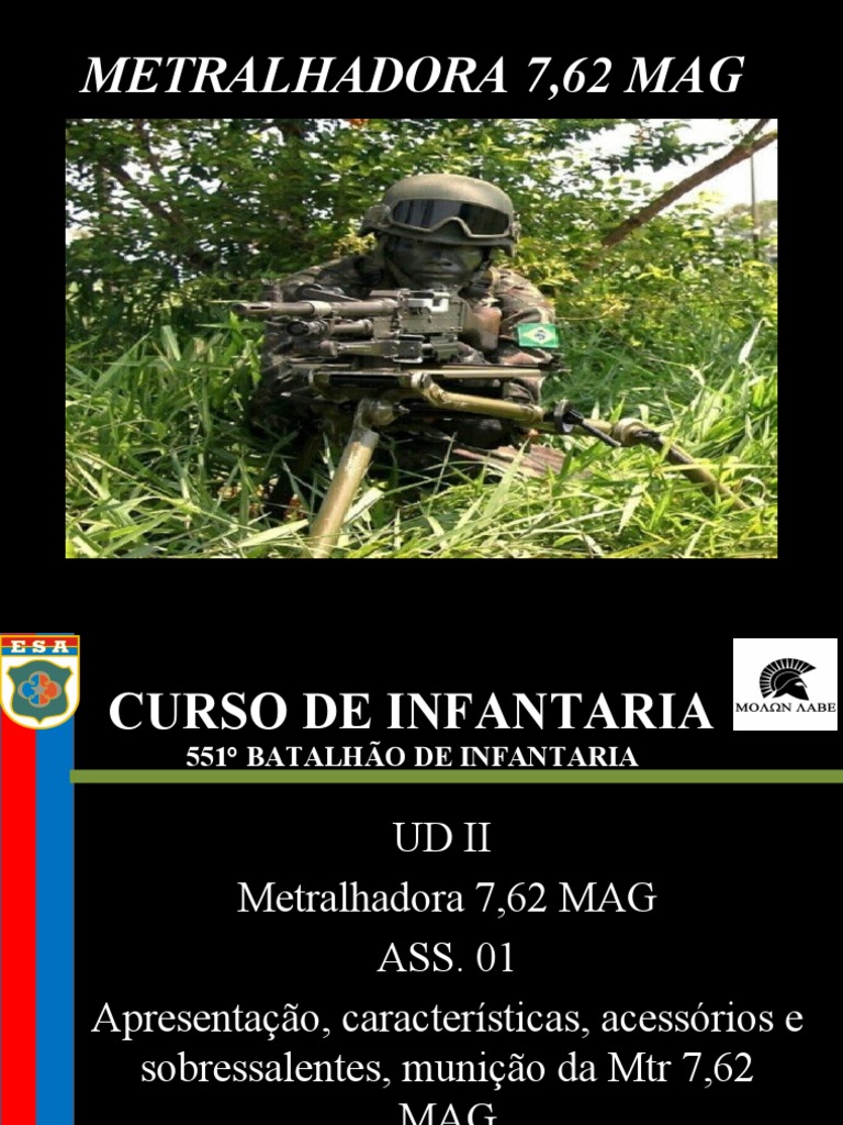 MTR MAG | PDF | Metralhadora | Pistão