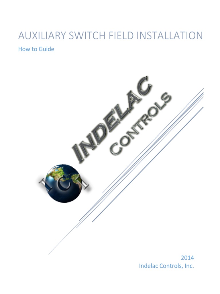 How To Guide Auxiliary Switch Field Installation | Download Free PDF ...