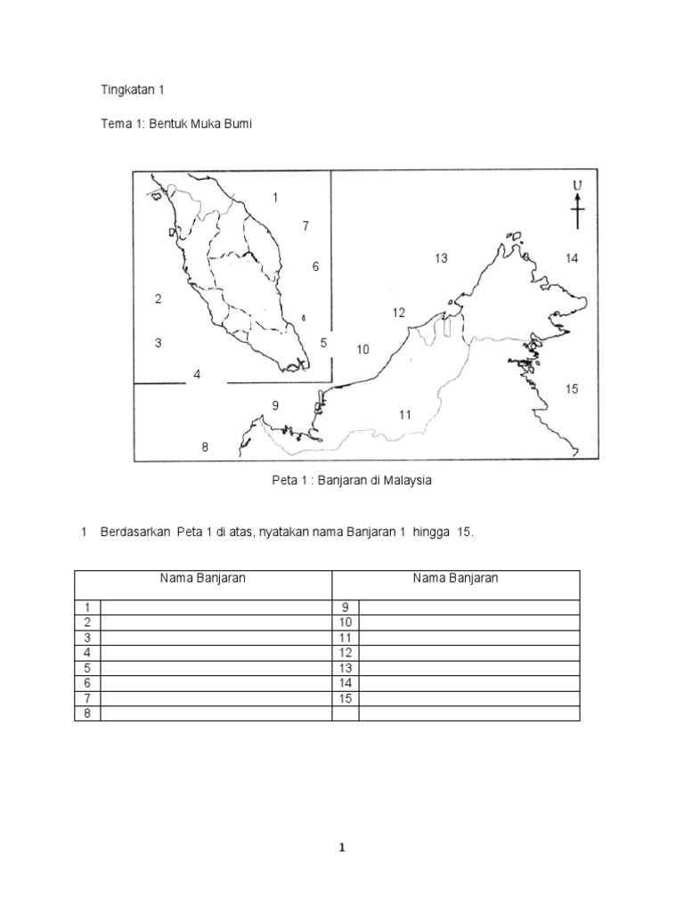 Pintar Peta Ting.1 | PDF
