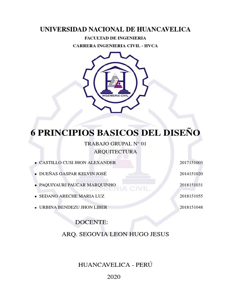 Principios de Diseño | PDF | Ritmo | Diseño