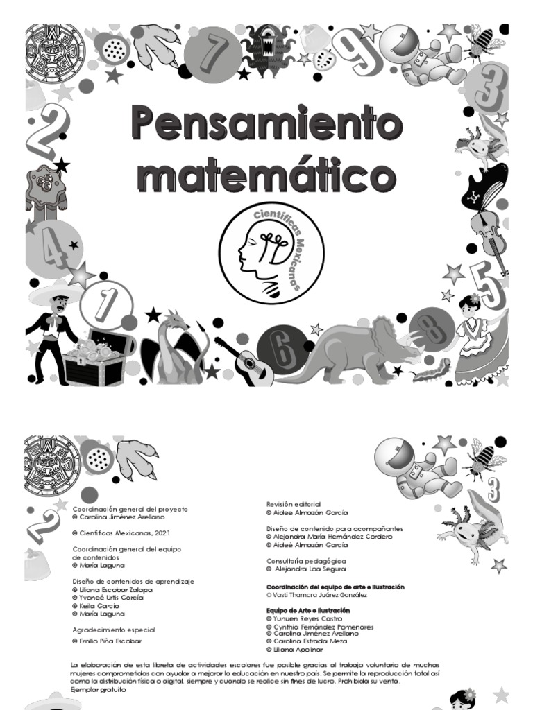 Libreta de Actividades de Pensamiento Matemático | PDF | Insectos ...