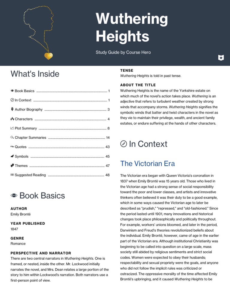 Wuthering Heights | Download Free PDF | Heathcliff (Wuthering Heights ...