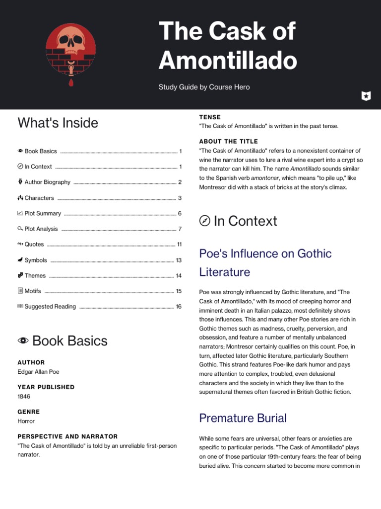 The Cask of Amontillado | PDF