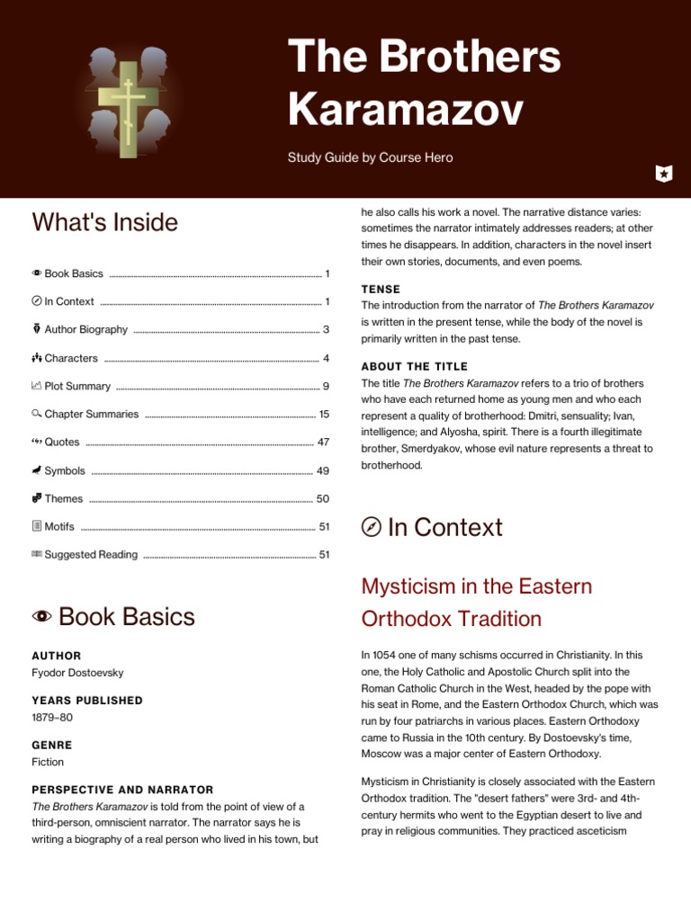The Brothers Karamazov | PDF | The Brothers Karamazov | Original Sin