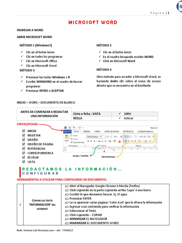 Guia de MS Word | PDF | Microsoft Word | Microsoft
