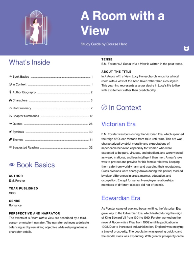 A Room With A View: What's Inside | PDF | A Room With A View