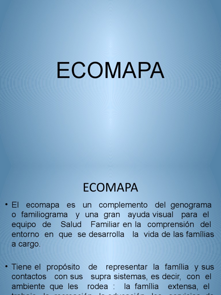 Ecomapa | PDF