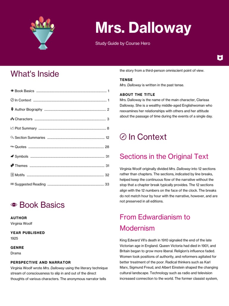Mrs Dalloway | PDF | Mrs Dalloway | Virginia Woolf