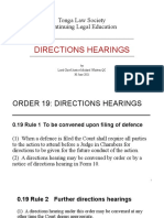 VCAT Directions and Urgent Hearings Guide | PDF | Tribunal | Witness
