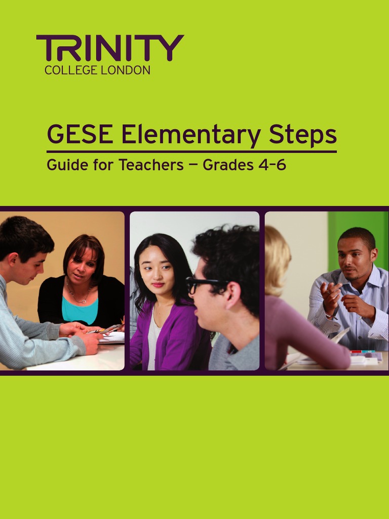 GESE Elementary Steps - Guide For Teachers, Grades 4-6 (2015 Adult ...