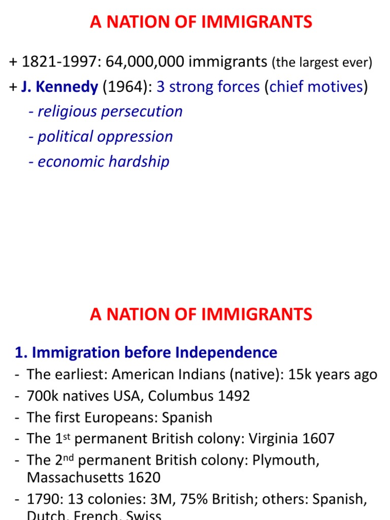 History of U.S. Immigration Trends | PDF