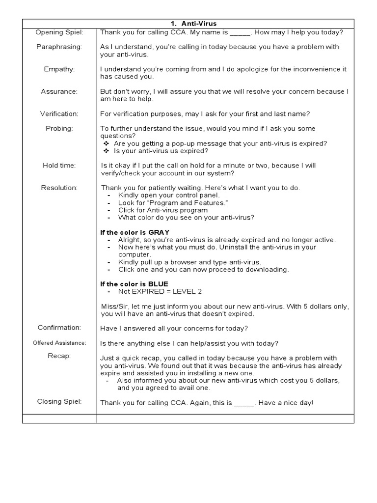 Technical Script | PDF | Voicemail | Internet Access