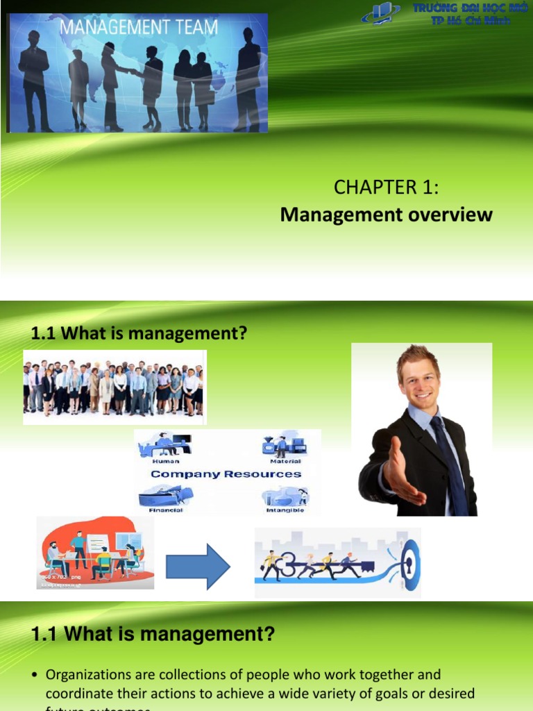 Chapter 1 Management Overview | PDF | Goal | Outsourcing