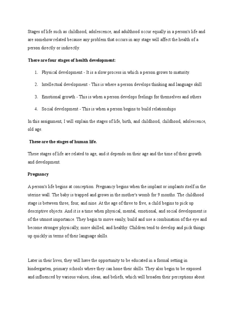 HS 3610 Written Assignment Unit 5 | PDF | Adolescence | Puberty