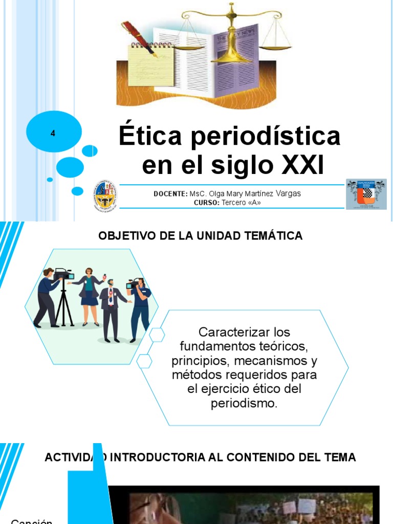 Tema 4. Etica Periodística en El Siglo XXI | PDF | Periodista ...