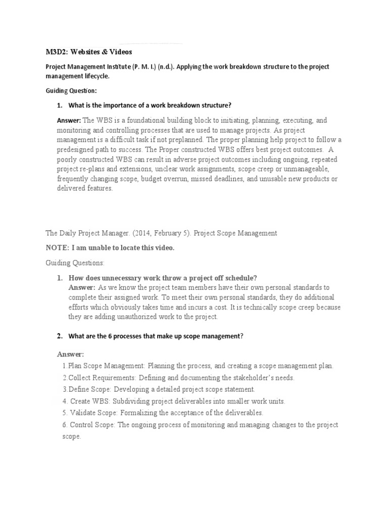 M3D2 Websites and Videos | PDF | Career & Growth | Business