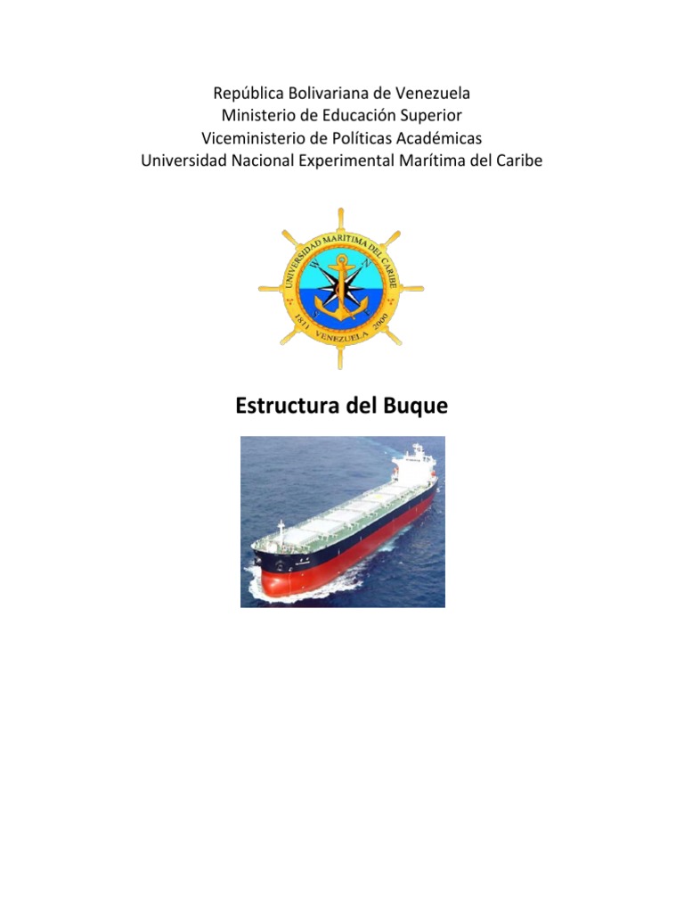 Estructura Del Buque | PDF | Barcos | Flotabilidad