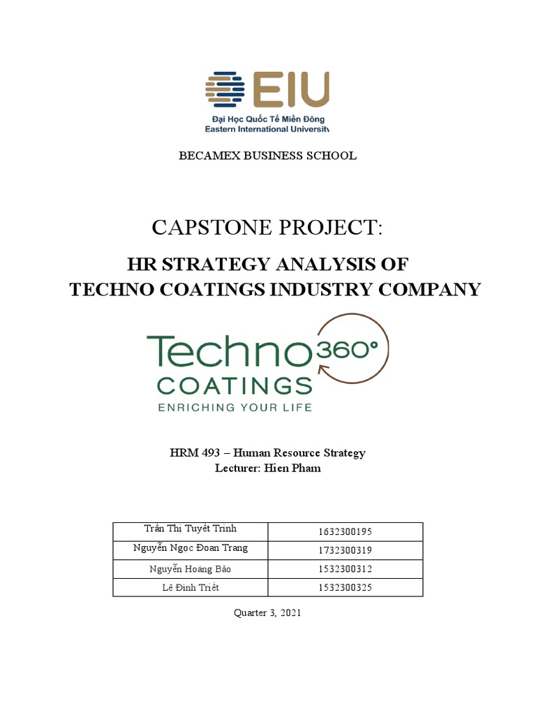 HRM 493 - Group 1 - TECHNO360 | PDF | Employment | Human Resource Management