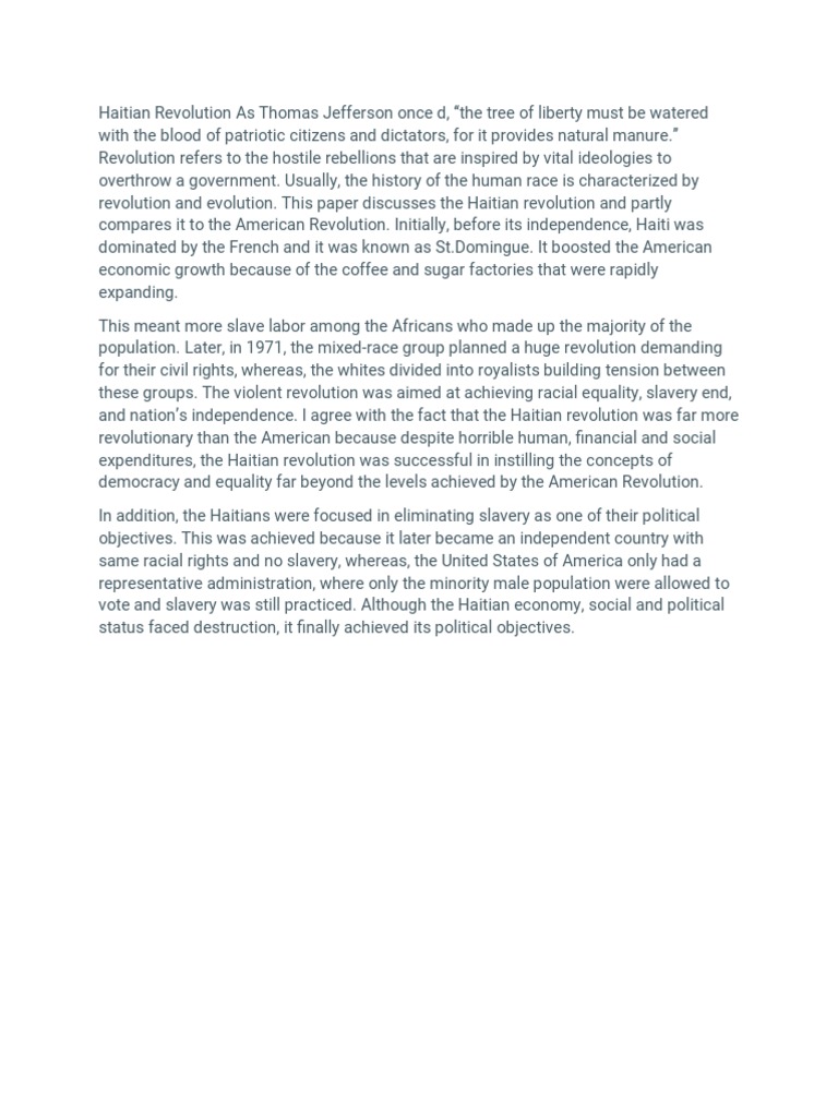 Haitian Revolution | PDF