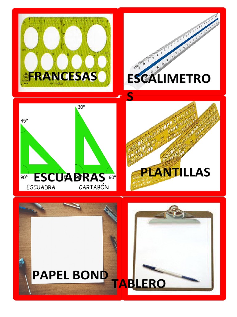 Instrumentos de Dibujo Tecnico | PDF