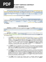Security Services Contract | PDF | Security Guard | Employment