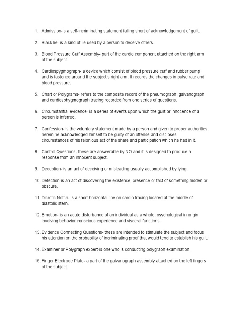 Poly | PDF | Polygraph | Physiology