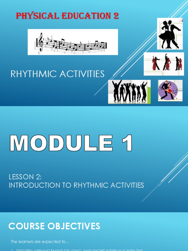 Prelim Lesson 2 RHYTHMIC ACTIVITIES | PDF | Rhythm | Dances