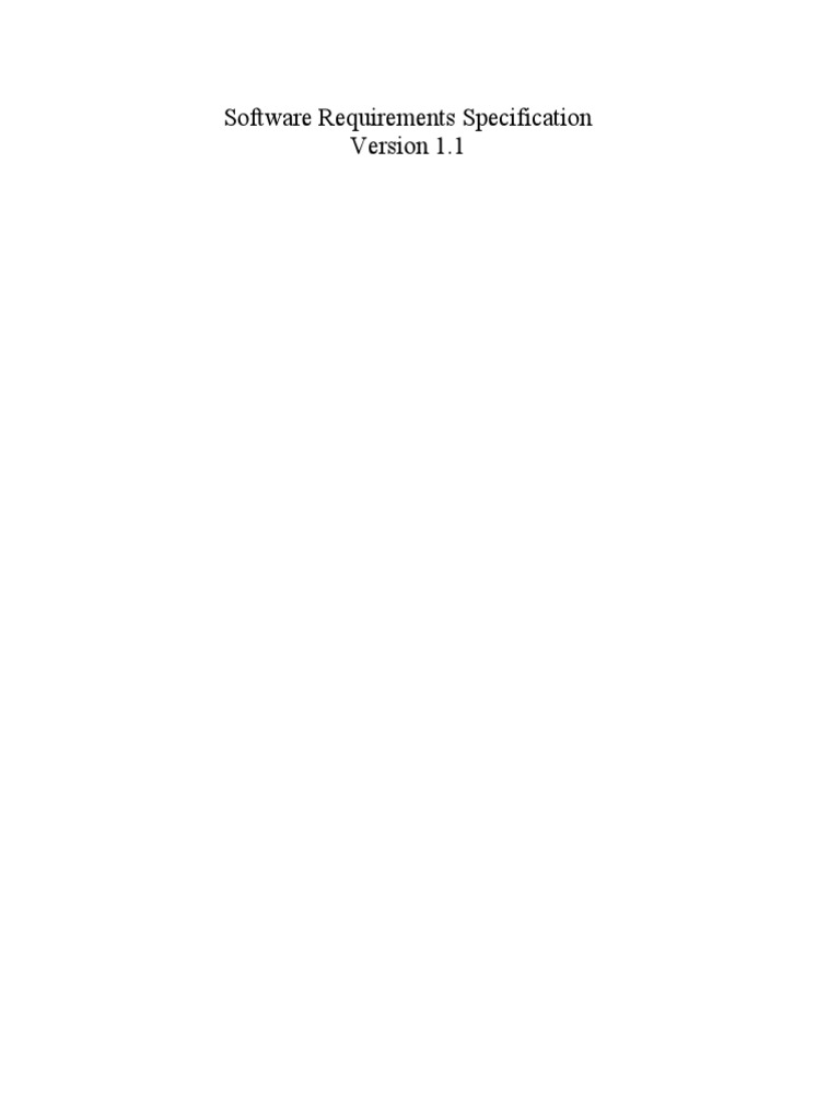 Software Requirements Specification Vers Alumni | PDF | Graphical User ...