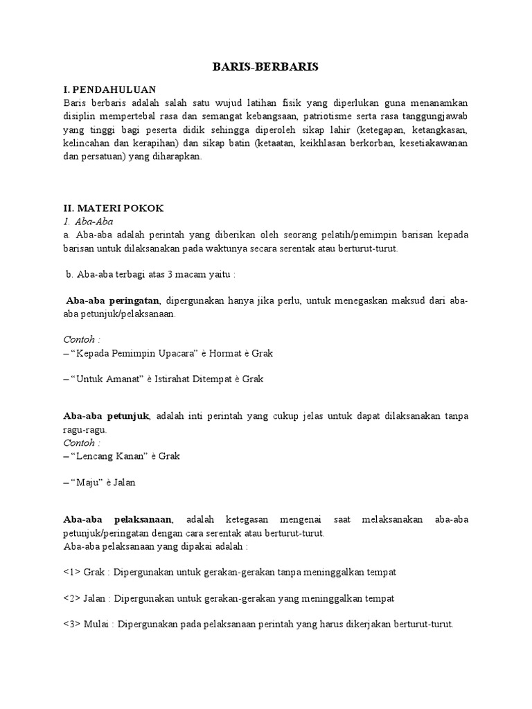 Baris Berbaris 2 | PDF