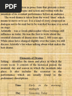 Aristotle's Six Elements of Drama | PDF | Play (Theatre) | Plot (Narrative)